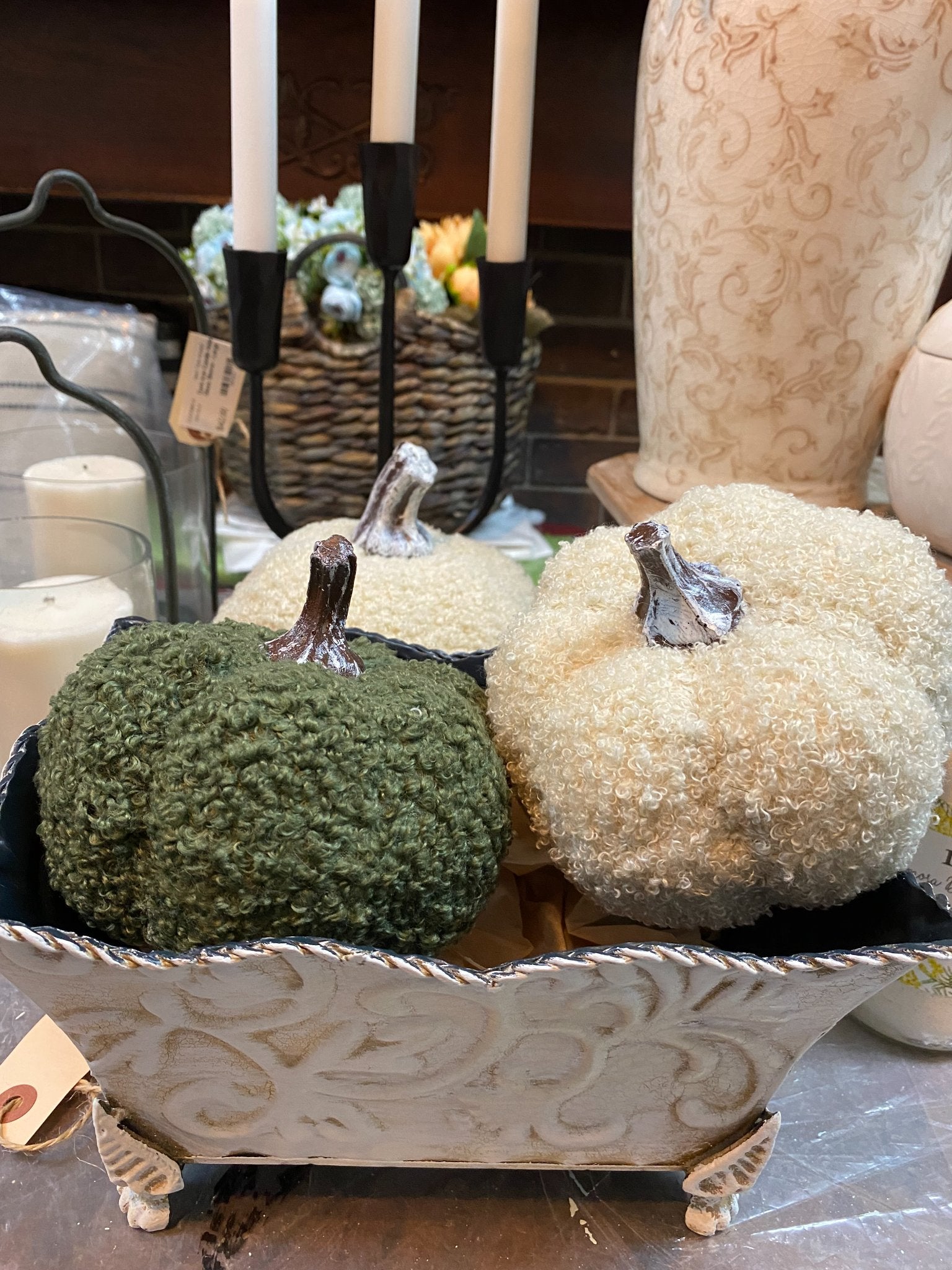 029GFP Green Furry Pumpkin – The Rustic Palm